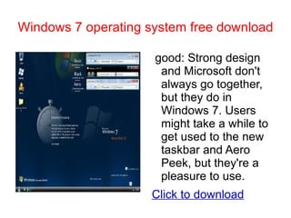 Windows 7 versions comparison
