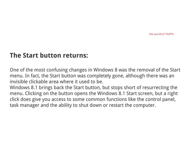 Windows 8.1 Tweaks & New Add-Ons | PDF | Operating Systems | Computer Software and Applications