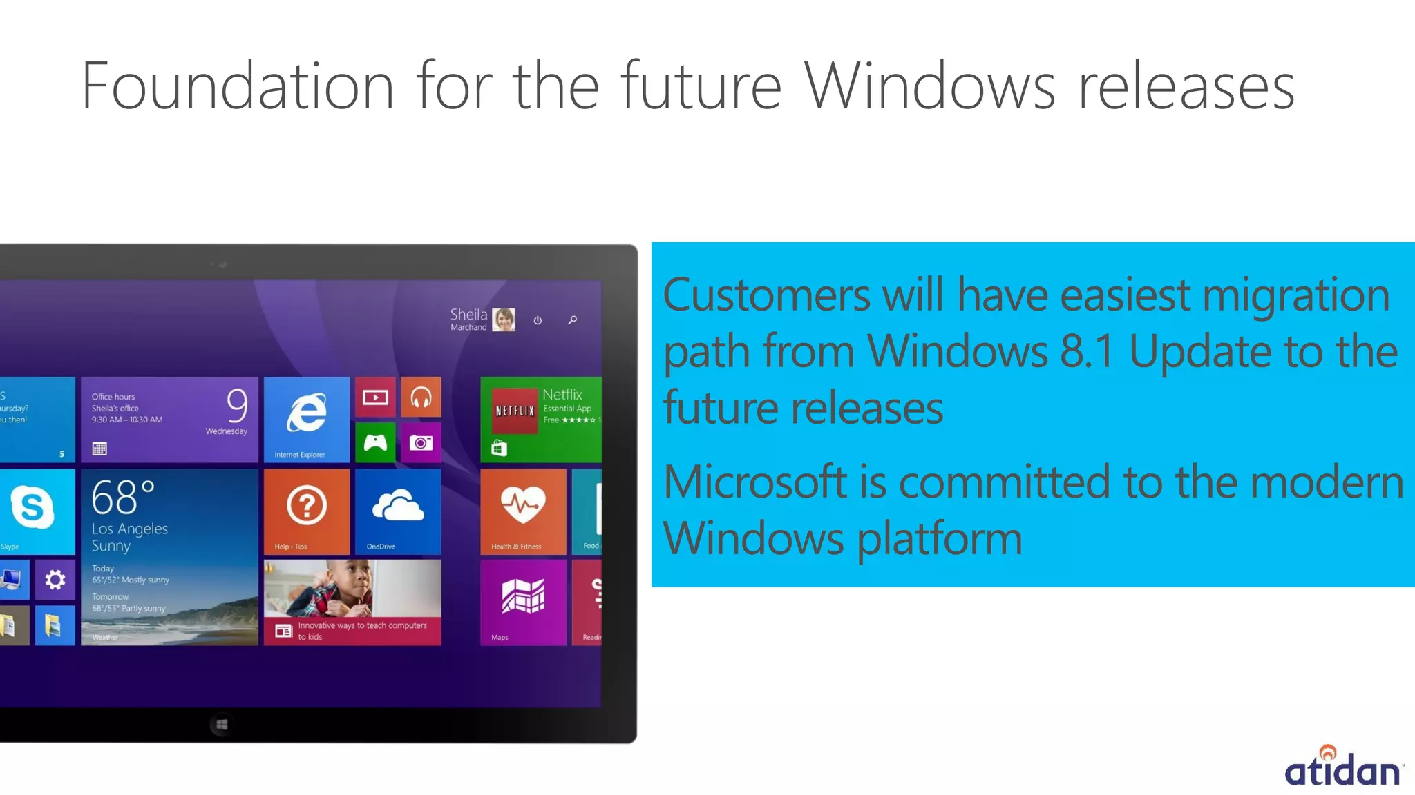 Microsoft Windows 8.1 Pro - presented by Atidan | PDF