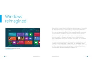 Windows 8 Preview | PDF