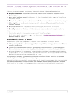 Windows 8.1 Licensing Guide | PDF