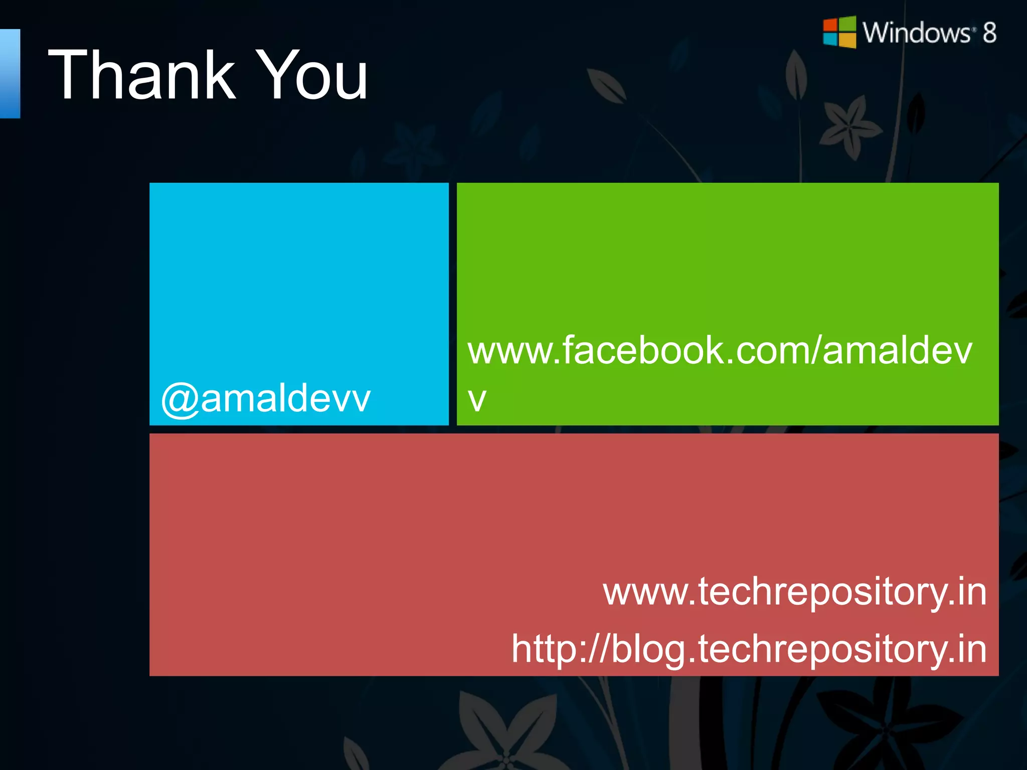 Windows 8 App Development | PPTX