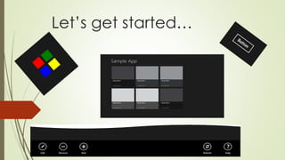 Windows 8 App Development | PPTX | Computer Software and Applications | Computing