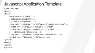 Windows 8 developer preview | PPT