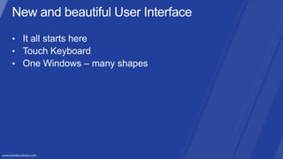 Windows 8 developer preview | PPT