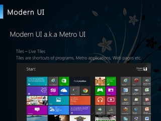 Windows8 features | PPT