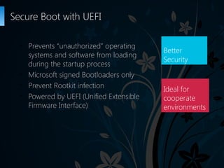 Windows8 features | PPT