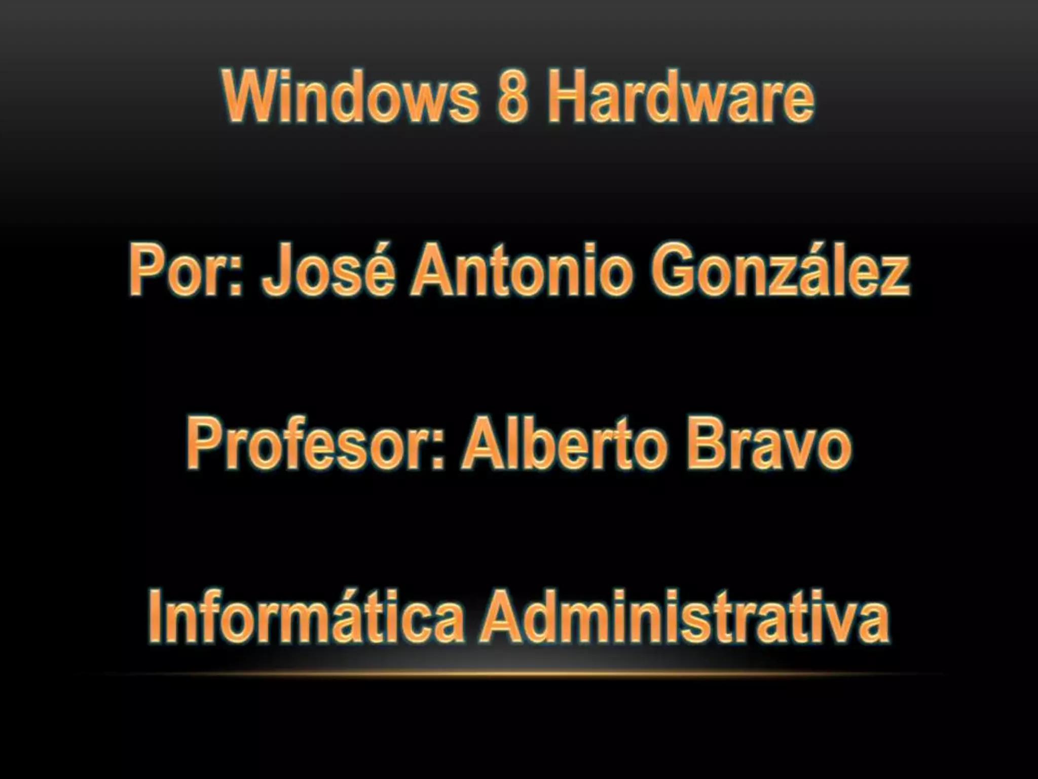 Windows 8 hardware | PPTX