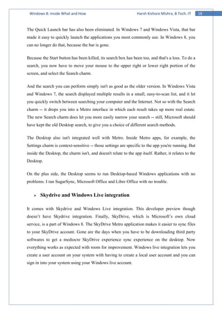 Windows 8: inside what and how | PDF