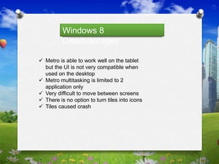 Windows 8 ppt by parveen vijaraniya | PPTX