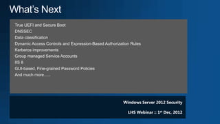 Windows 8 security eCore | PPT