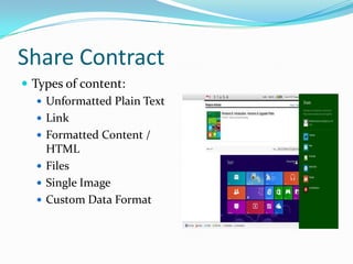 Windows 8 store apps development | PPT