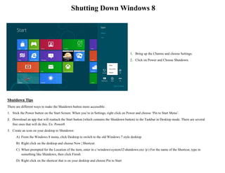 Windows 8 Tutorial | PDF | Operating Systems | Computer Software and ...