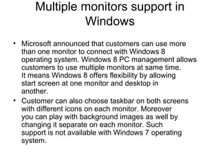 Windows 8 vs windows 7 ppt | PPT