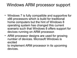 Windows 8 vs windows 7 ppt | PPT