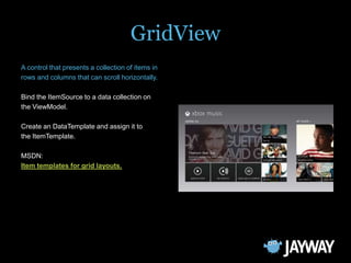 Windows 8 xaml based metro apps with visual studio | PPTX