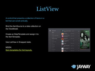 Windows 8 xaml based metro apps with visual studio | PPTX