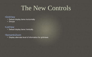 Windows 8 Design with Gridview | PPT | Computing | Technology & Computing