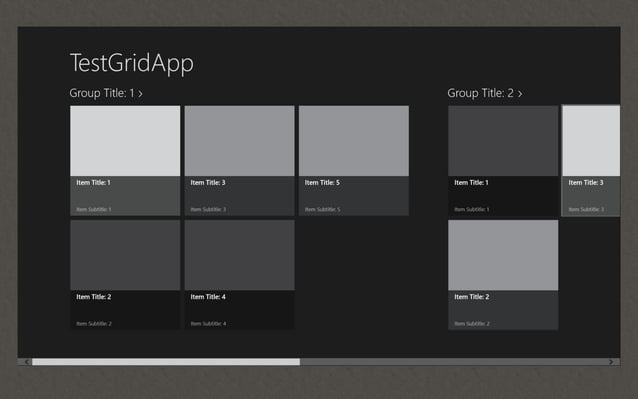 Windows 8 Design with Gridview | PPT | Computing | Technology & Computing