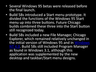Windows 95 Powepoint Presentation | PPTX