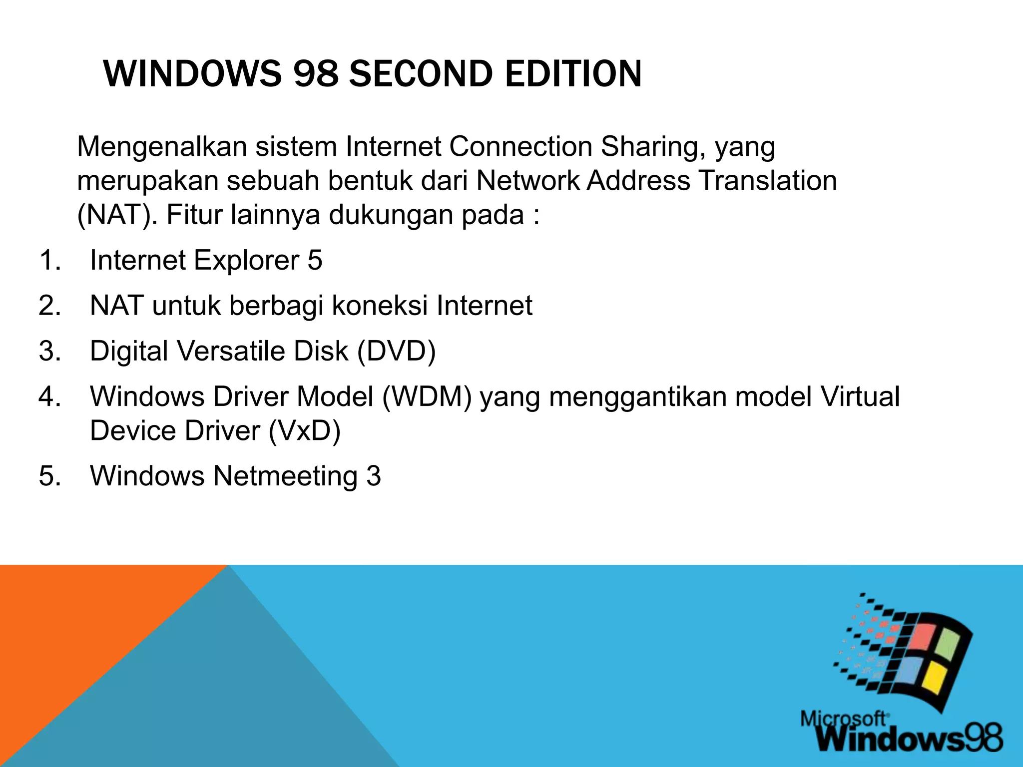 Windows 98 | PPT
