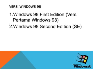 Windows 98 | PPTX
