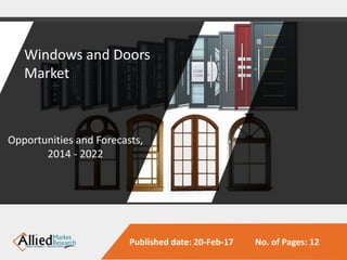Windows and doors market ppt | PPTX