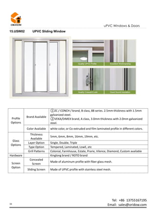 Windows and doors oridow | PDF