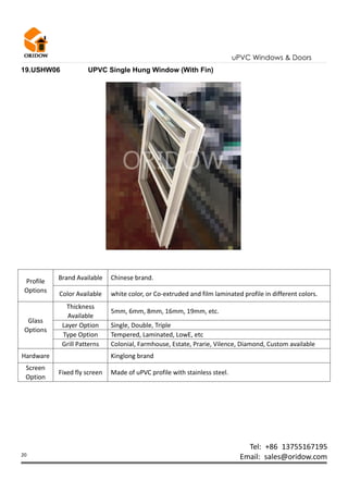 Windows and doors oridow | PDF