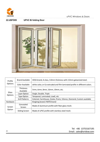Windows and doors oridow | PDF