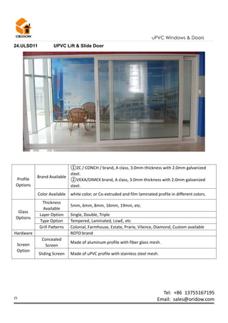 Windows and doors oridow | PDF