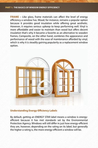 Windows and Energy Efficiency | PDF