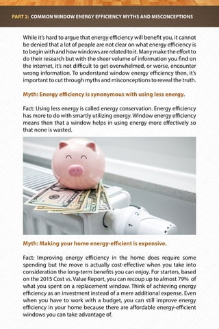 Windows and Energy Efficiency | PDF