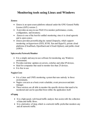 Windows and linux | PDF