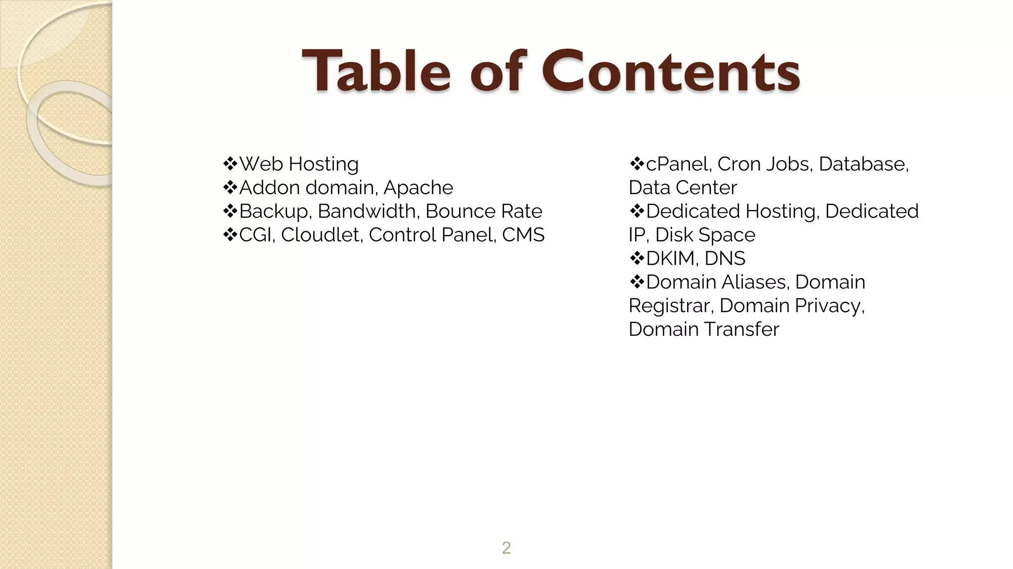 Windows and Linux Hosting Terminology | PPT