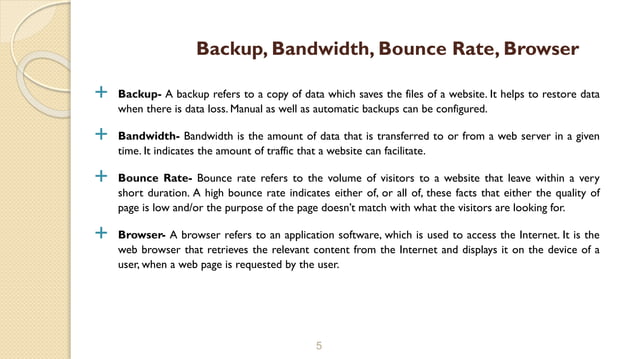 Windows and Linux Hosting Terminology | PPT