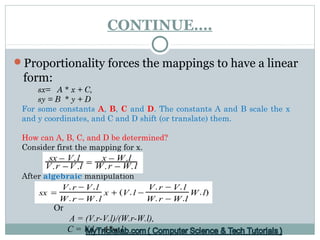 Windows and viewport | PPT