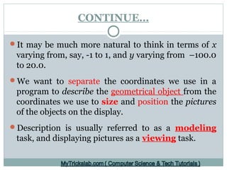 Windows and viewport | PPT