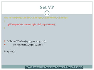 Windows and viewport | PPT
