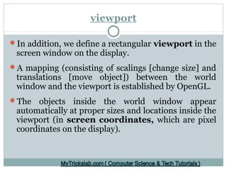 Windows and viewport | PPT