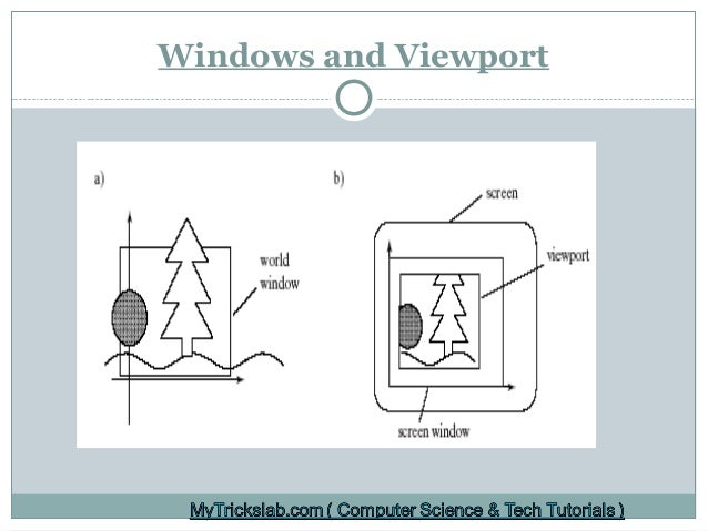 Windows and viewport