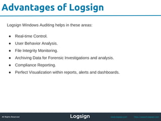 Logsign Windows Auditing | PDF