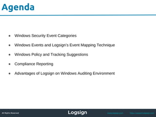 Logsign Windows Auditing | PDF