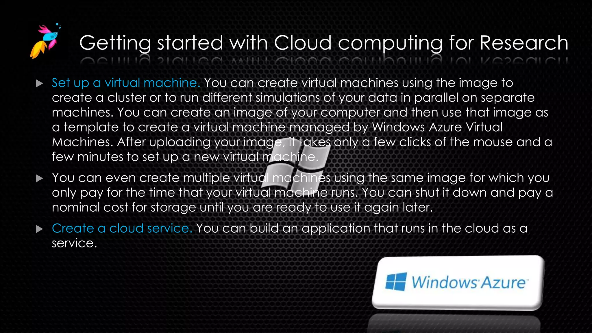 Introduction of Windows azure and overview | PPTX