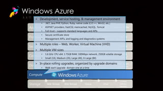 Introduction of Windows azure and overview | PPTX