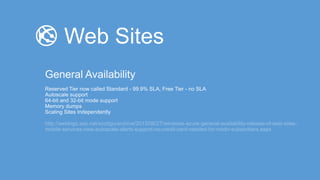 Windows Azure News - August 2013 | PPTX