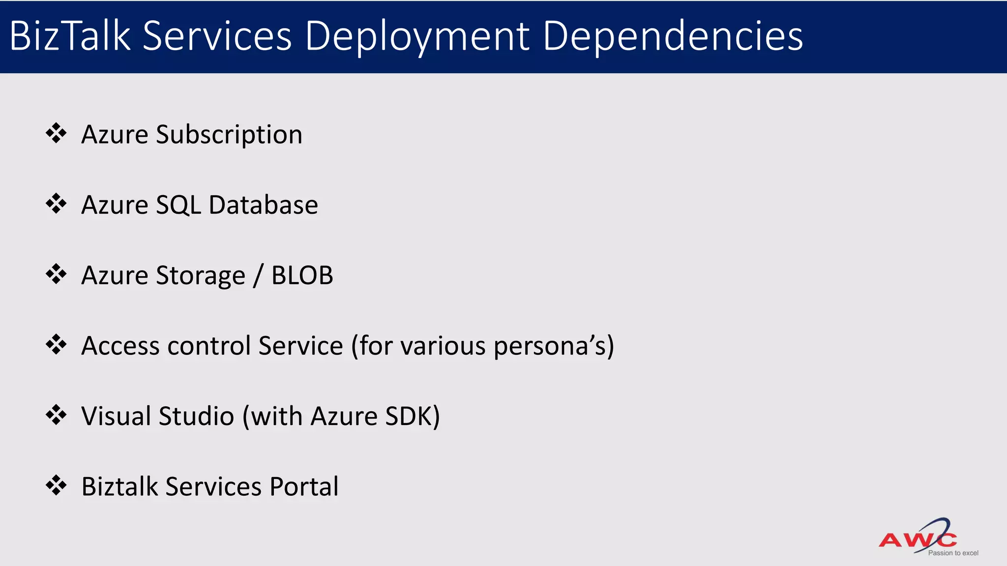 Windows azure biztalk services | PPT