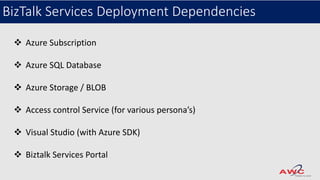 Windows azure biztalk services | PPT