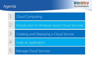 Windows Azure – Building & Deploying Cloud Services | PDF