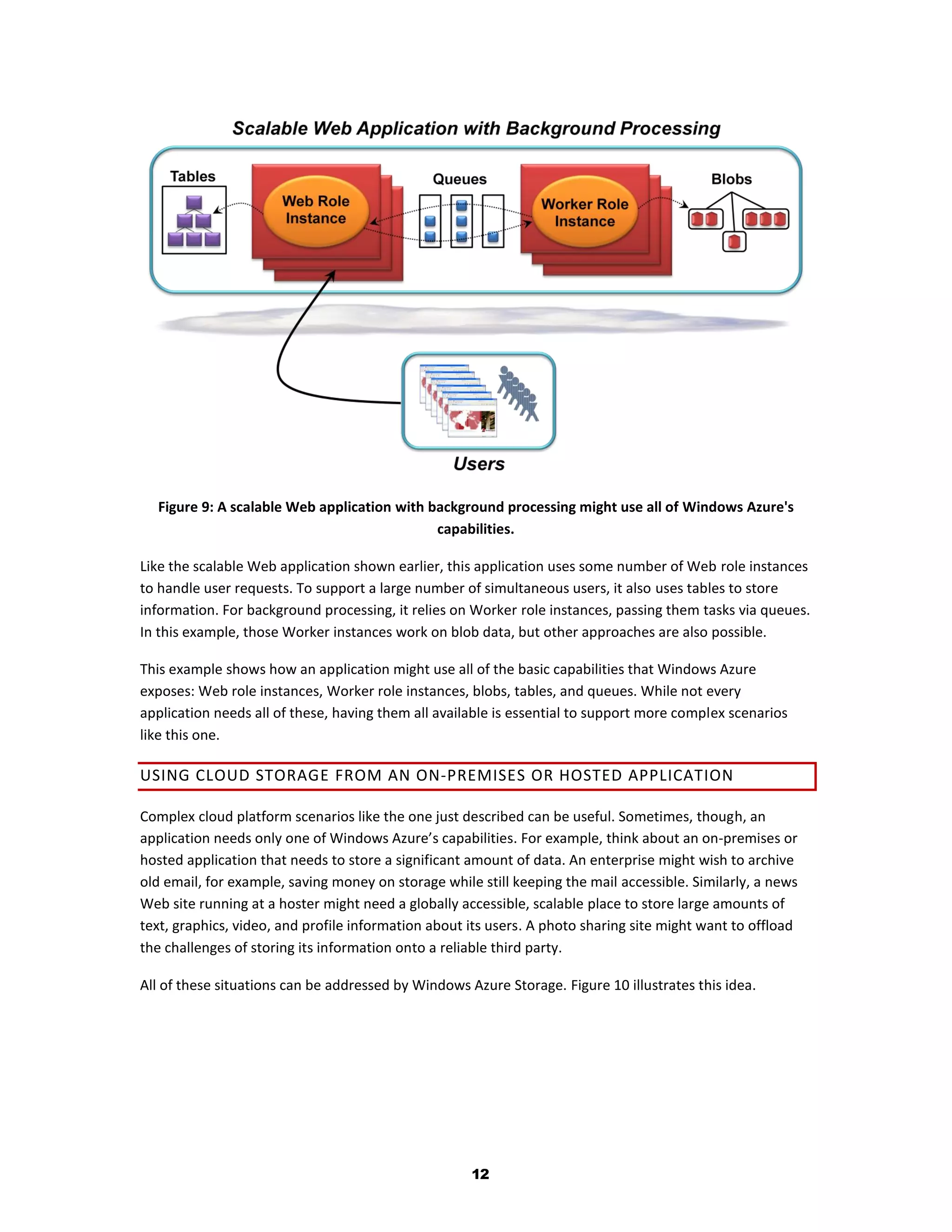 Windows Azure David Chappell White Paper March 09 | PDF